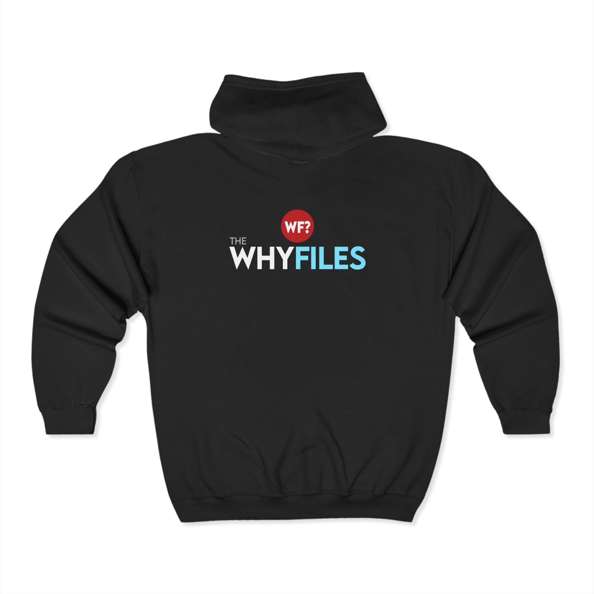 New Why Files Logo - Full Zip Hooded Sweatshirt | The Why Files